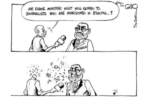 » Petros Kahsai- Freedom of Speech Infringement Africa Cartoons