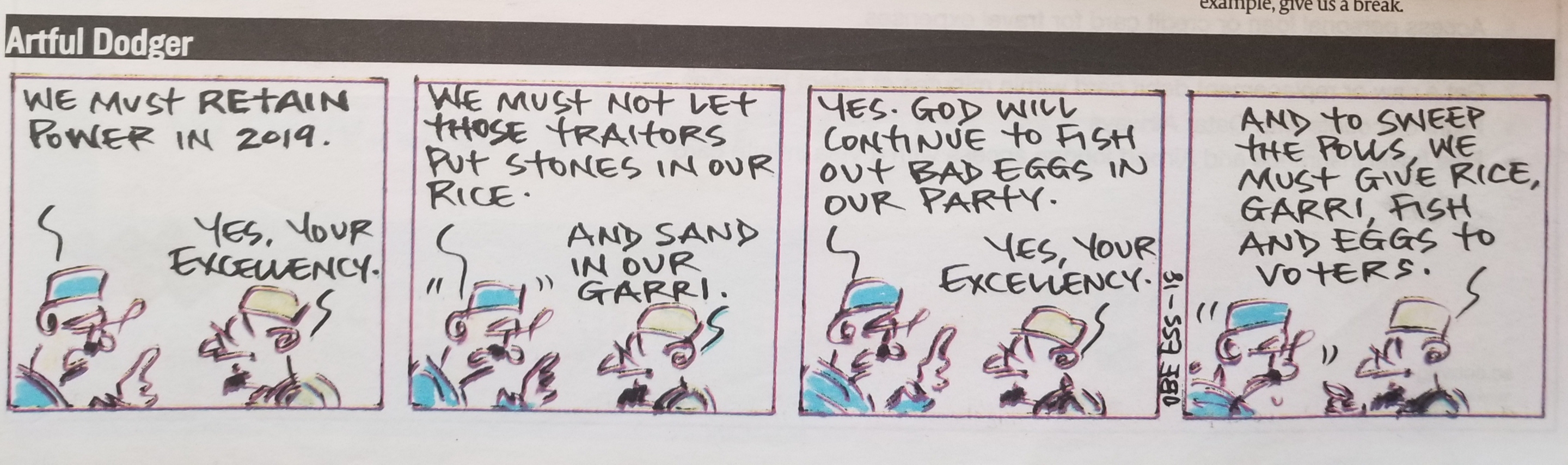 » Obe Ess – Artful Dodger Africa Cartoons