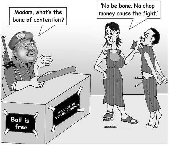 » Olusegun Adeeko-Bone of Contention Africa Cartoons