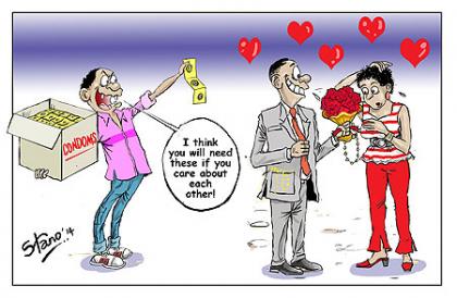 » Stano-celebrating Valentine’s Day Africa Cartoons