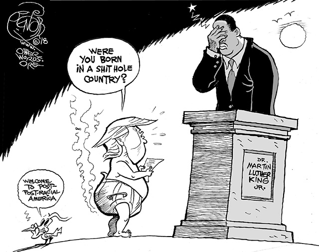 » Khalil Bendib – Were You Born in a S—hole Country? Africa Cartoons