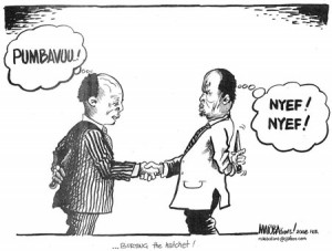 » Elly Maloba – Burying the Hatchet Africa Cartoons